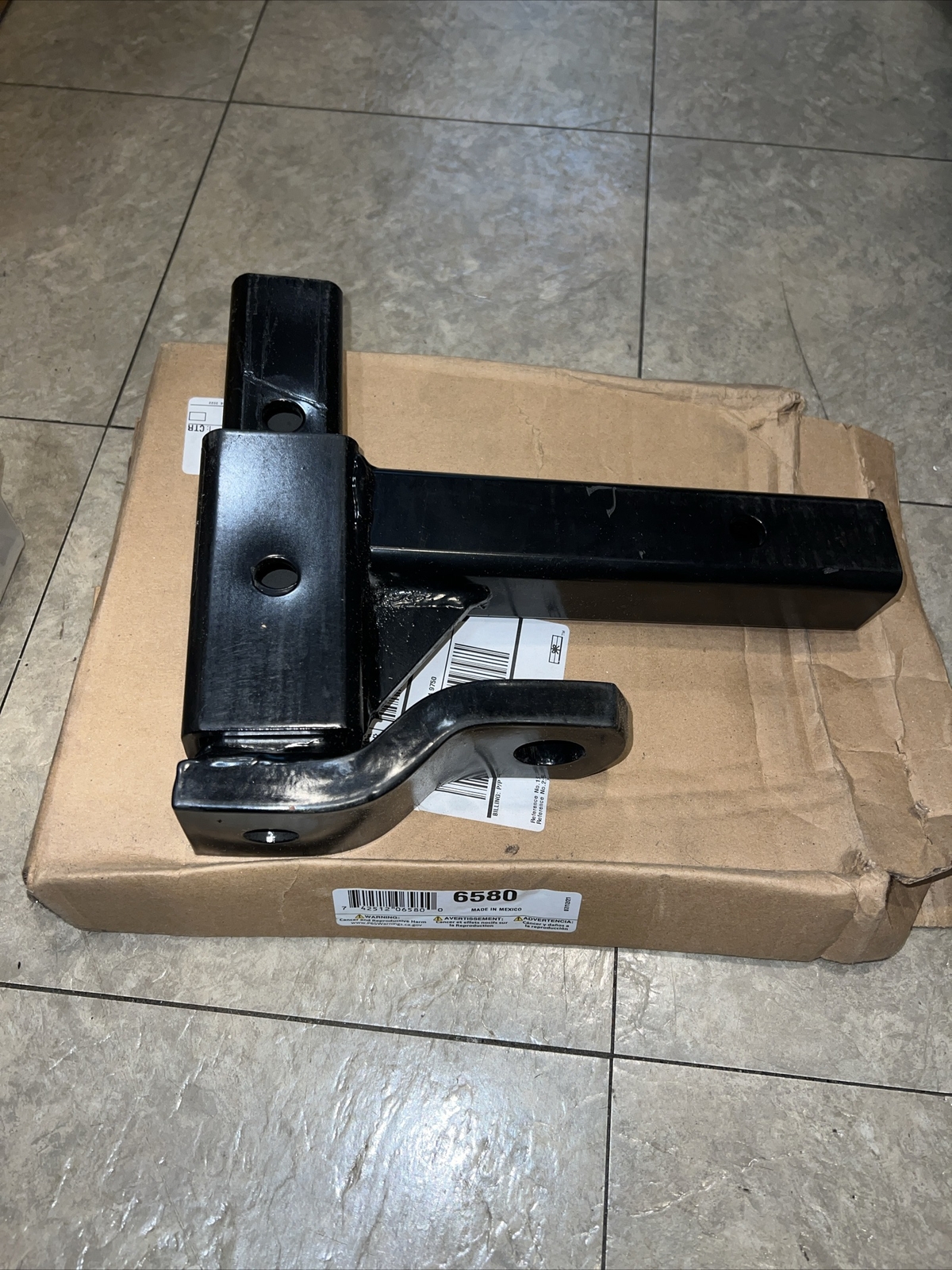 Draw-Tite 6580 Adjustable Tow Hitch Ball Mount 6,000 lb GTW Free ...