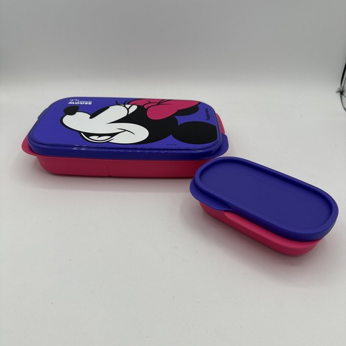Tupperware Slim Lunch Divided Minnie Mouse Disney Food Storage ...