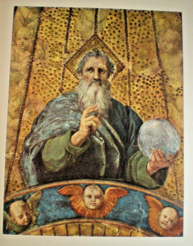The Eternal Father Raphael Art 1950 Print from Vatican 17"x1`3" For ...