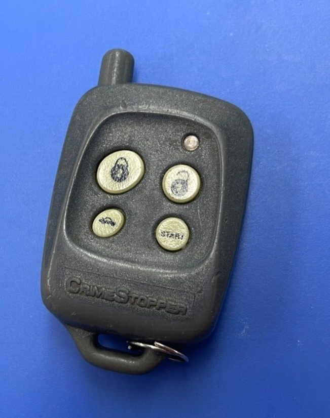 NICE CRIMESTOPPER 4-BUTTON CS-395 SILVER REMOTE START TRANSMITTER FOB ...