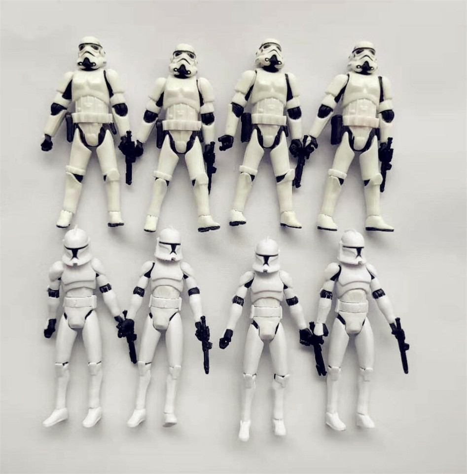 lot Star Wars Stormtroopers Clone Trooper action FIGURE 3.75" | eBay