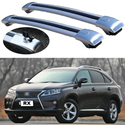 2Pcs Lockable roof crossbars cross bar Rack fit for Lexus RX RX270 350 ...