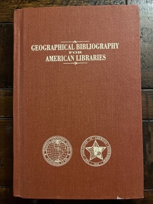Geographical Bibliography for American Libraries by Chauncy D. Harris ...