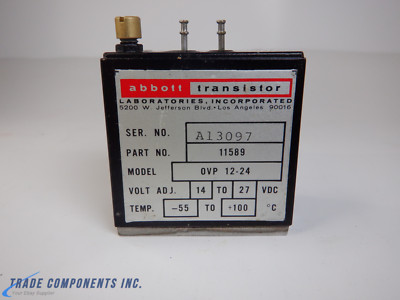 ABBOTT TRANSISTOR OVP 12-24 11589 | eBay