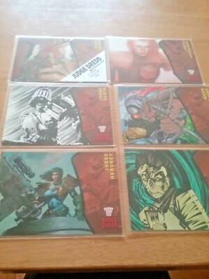 Judge Dredd 6 card set cards inc 2003 | eBay UK