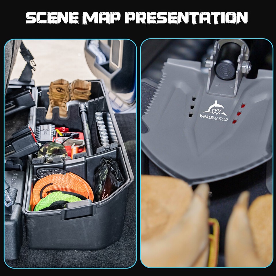 Underseat Storage fit 2015-2024 Ford F150 SuperCrew Cab 2017-2024 F250 ...