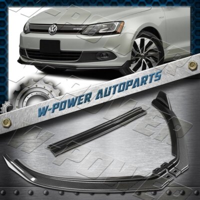 Carbon Look For 2011-2014 Volkswagen Jetta MK6 Front Bumper Body ...