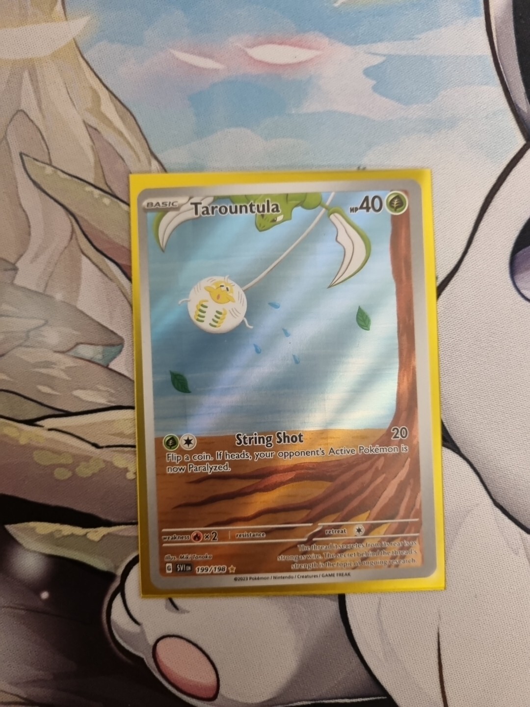 Pokémon TCG Tarountula Scarlet & Violet Base Set 199/198 Holo ...