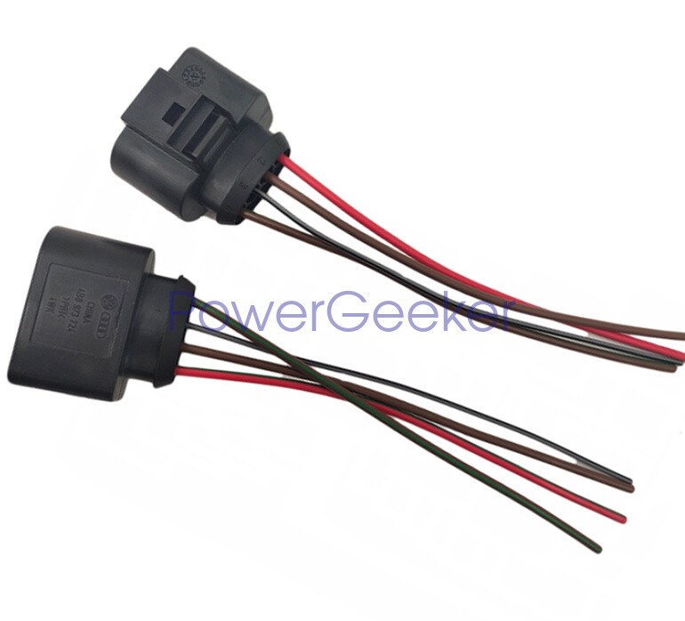 4B0973724 OEM Ignition Coil Plug Wiring Connector X4 Set For Audi A3 A4 ...