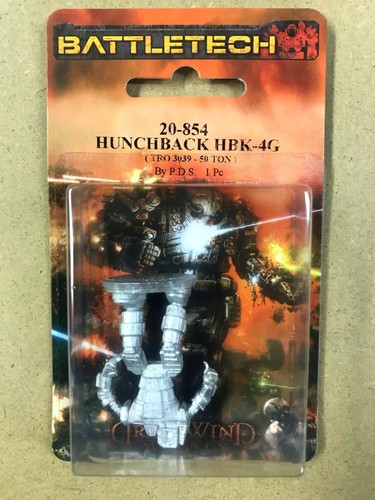 Battletech Miniatures - Hunchback HBK-4G - 20-854 - Iron Wind Metals | eBay