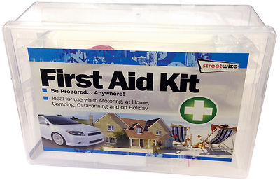 Streetwize 40pce Portable Medical First Aid Kit for Home, Car, Caravan ...