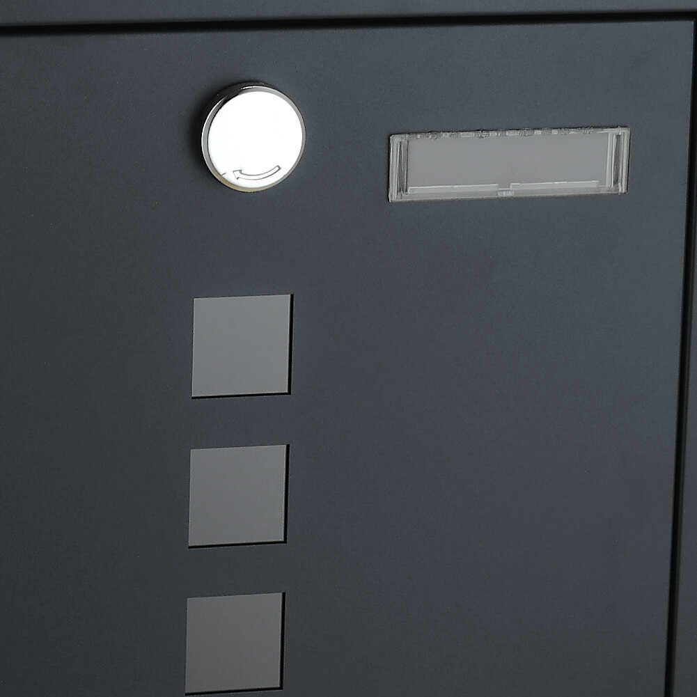 Post Box Wall Mounted Letterbox Mailbox Stainless Steel Newspaper ...