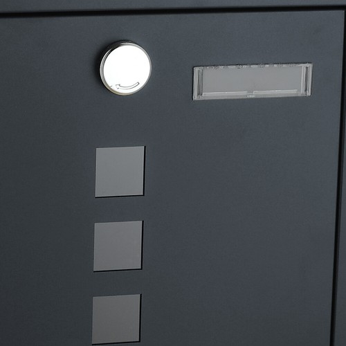 Post Box Wall Mounted Letterbox Mailbox Stainless Steel Newspaper ...