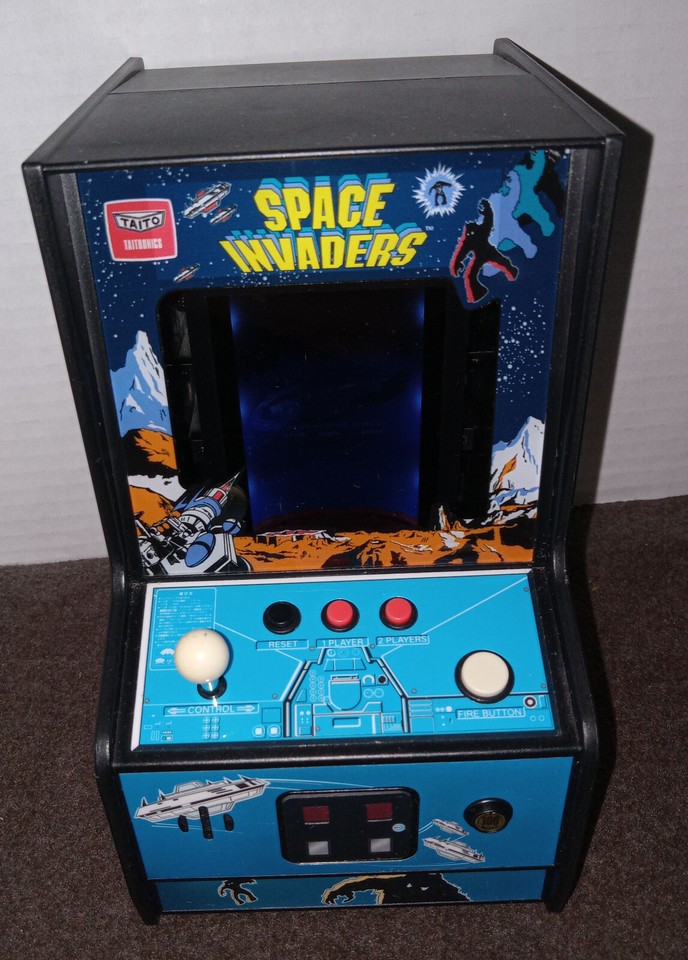 TAITO Mini Space Invaders 6.75 inch Micro Player Retro Arcade WORKS | eBay