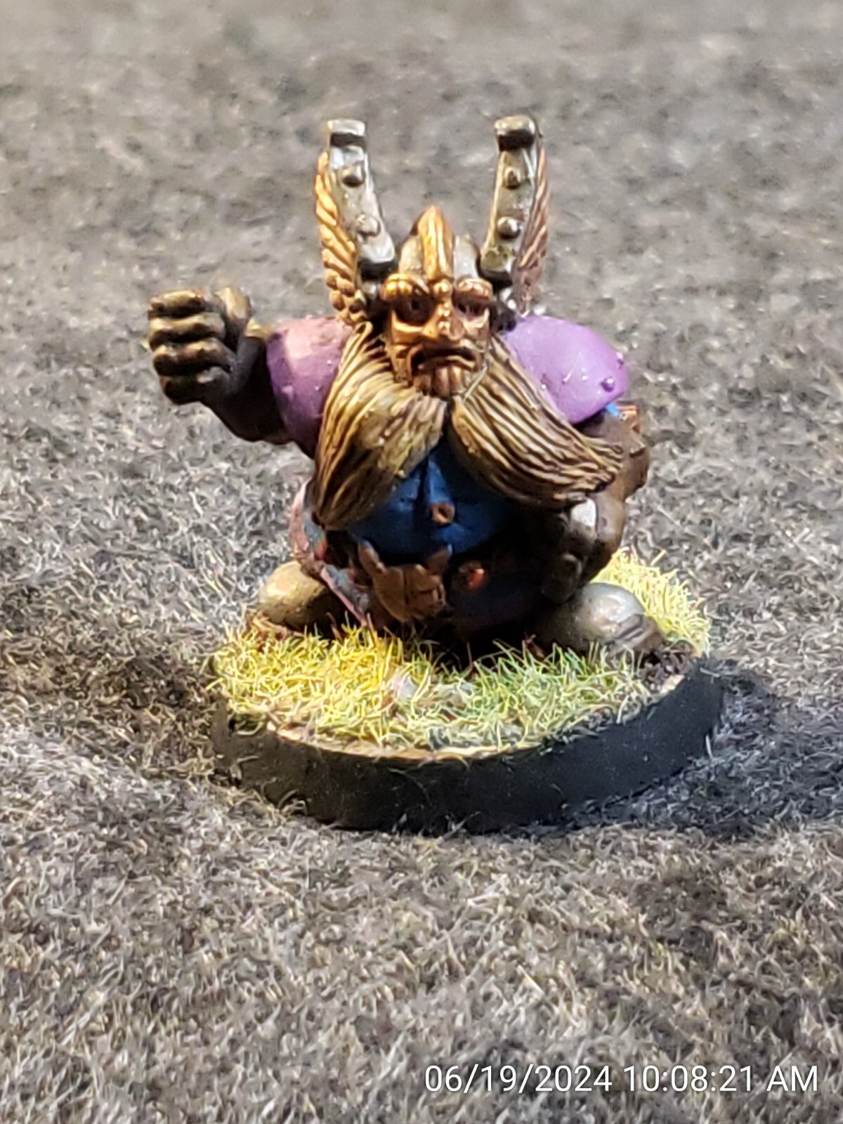 Warhammer: Blood Bowl - Dwarf #2 PAINTED METAL MINIATURE AS SHOW (C18B2 ...