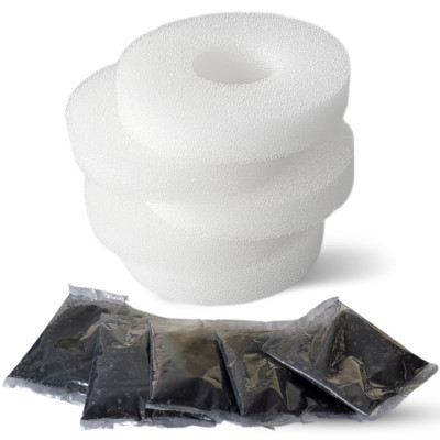 5 x COMPATIBLE WITH BiORB FILTER SERVICE KIT REFILL BIUBE LIFE ...