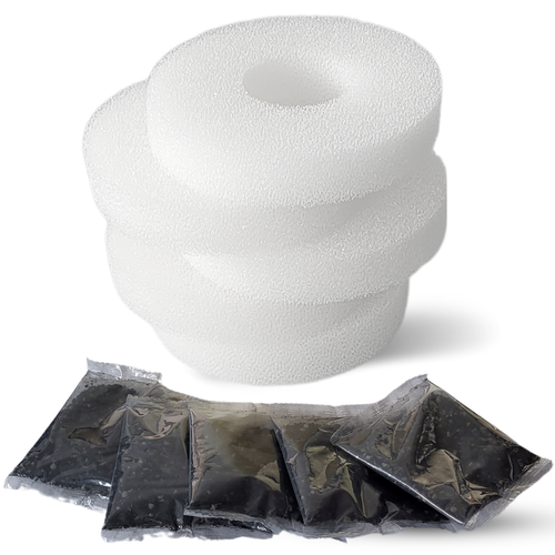 5 x COMPATIBLE WITH BiORB FILTER SERVICE KIT REFILL BIUBE LIFE ...