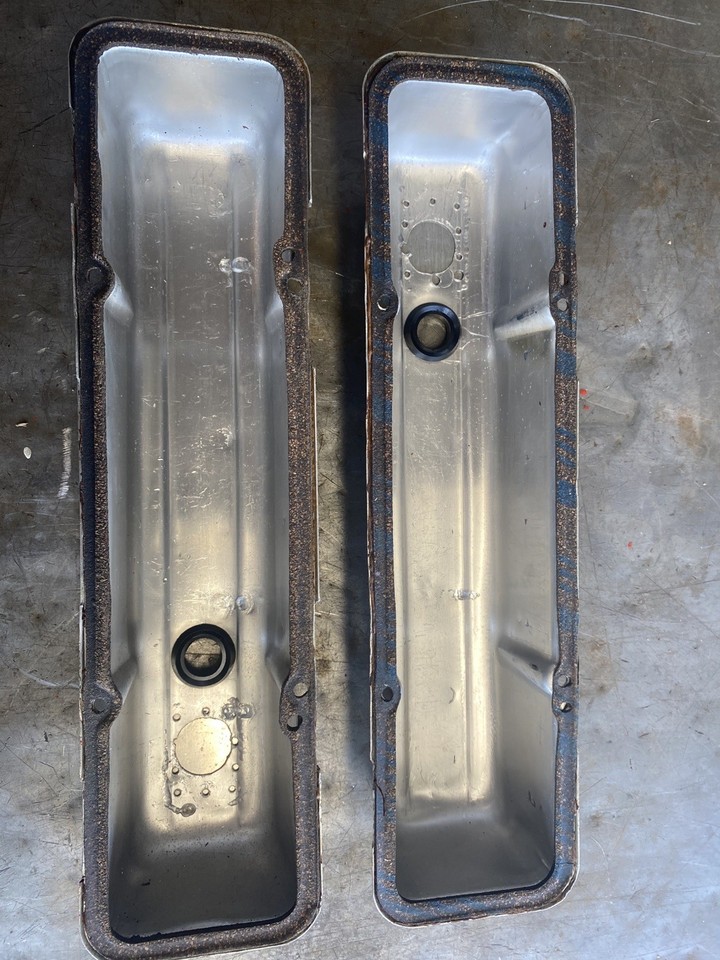 Good Vibrations Aluminum Valve Covers SBC Chevy Small Block 350 327 283 ...