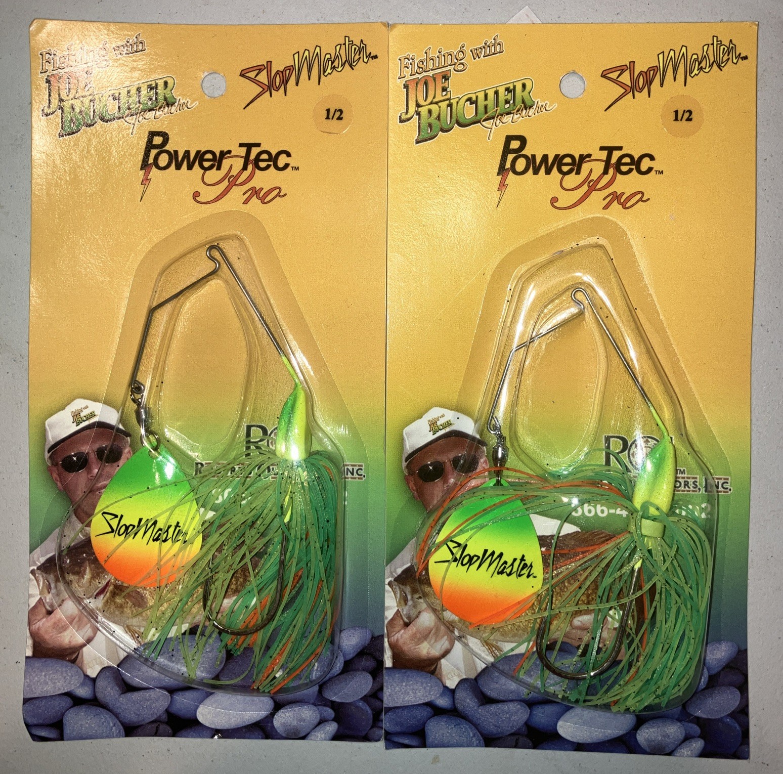 ( 2 ) Joe Bucher 1/2 oz Firetiger Spinner Baits | eBay