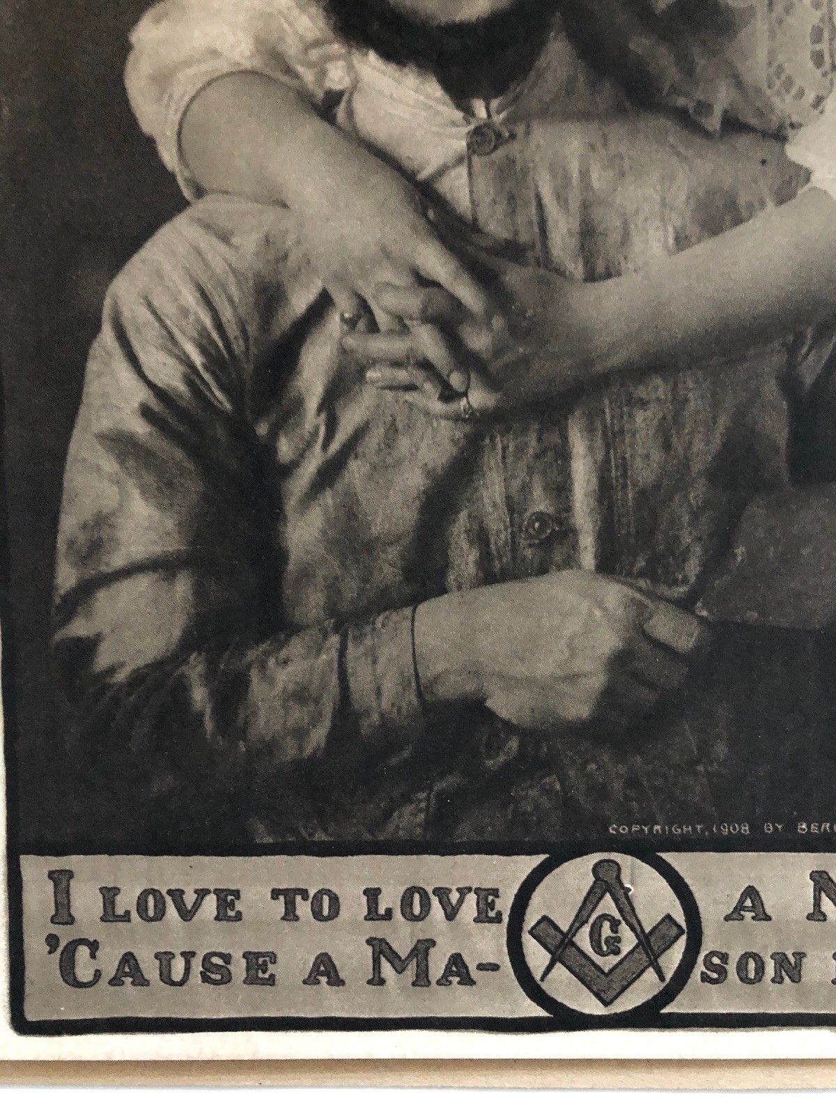 Antique Mason Advertising Piece Ad 1906 Bergan Freemasonry Fraternal ...