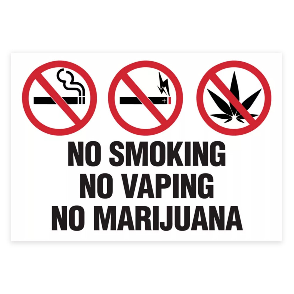 No Smoking Weed Sign