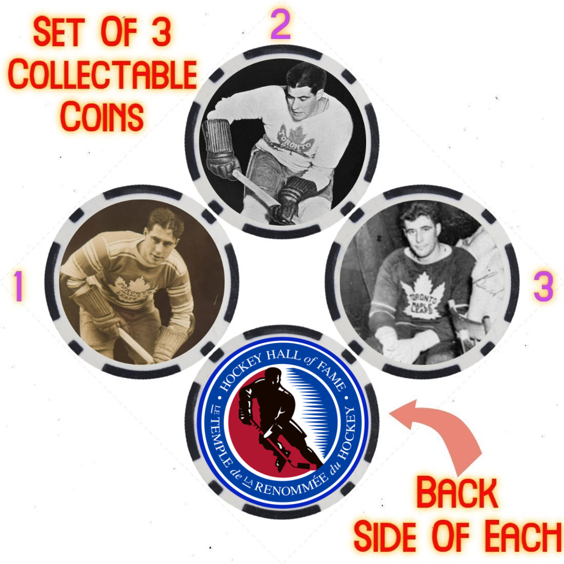 HARVEY (BUSHER) JACKSON - HOCKEY HALL OF FAME - COLLECTABLE COIN SET | eBay