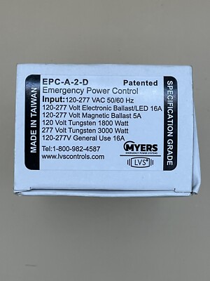 Myers Emergency Power Control EPC-A-2-D 120V/277VAC | eBay
