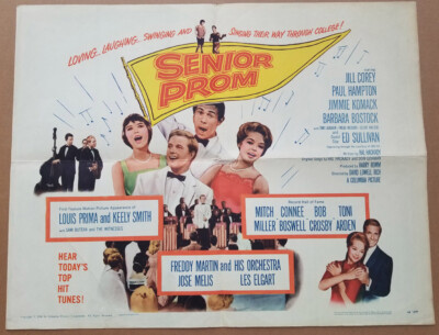 SENIOR PROM MOVIE POSTER RARE Half Sheet ORIGINAL 22x28 PAUL HAMPTON ...