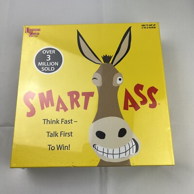 University Games Smart Ass Think Fast Talk First To Win Trivia Game New ...