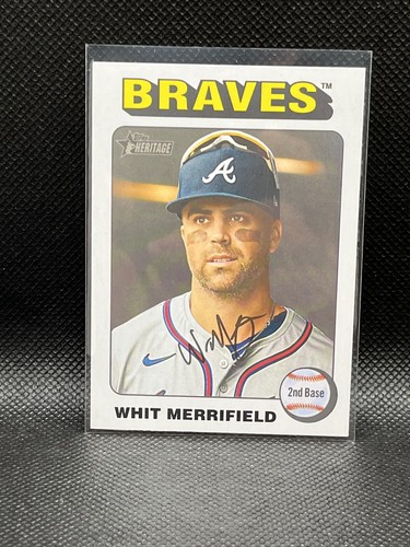 WHIT MERRIFIELD 2024 Topps Heritage #597 White Border Atlanta Braves | eBay