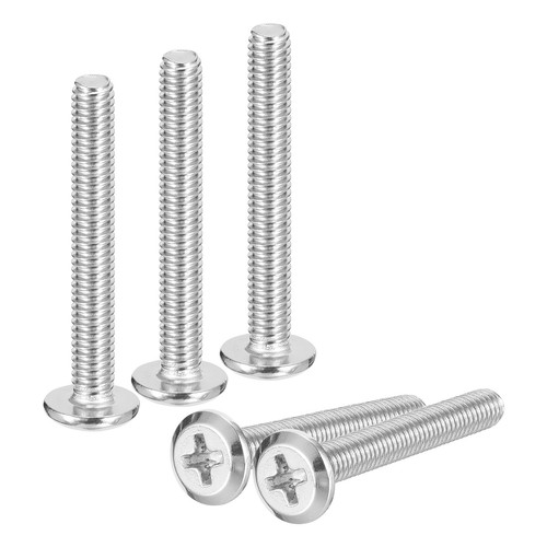 M4x30mm Flat Round Head Phillips Head Screw, 50Pcs Phillips Drive ...