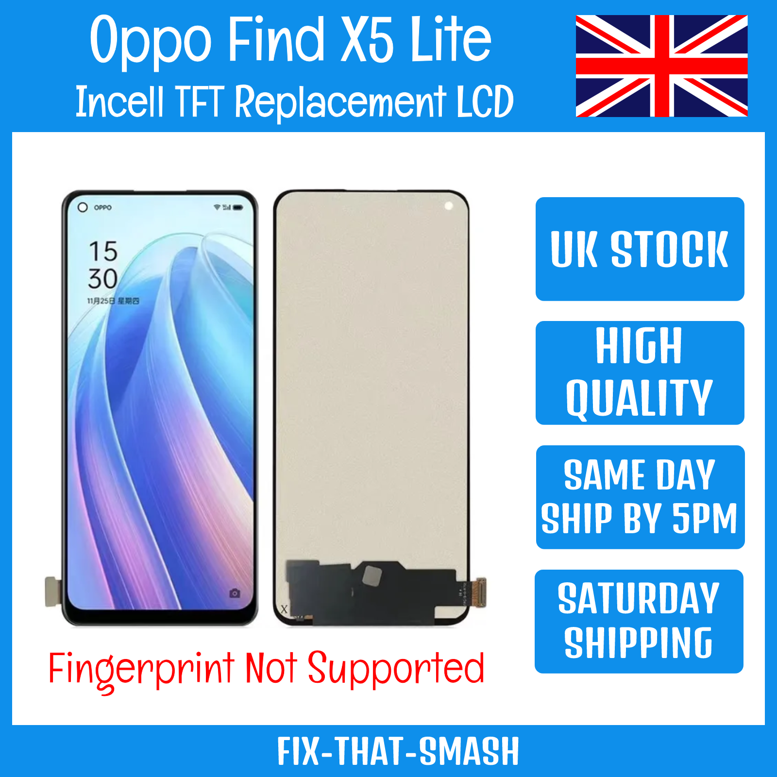 Oppo Find X5 Lite CPH2371 Replacement TFT Incell LCD Display Touch ...