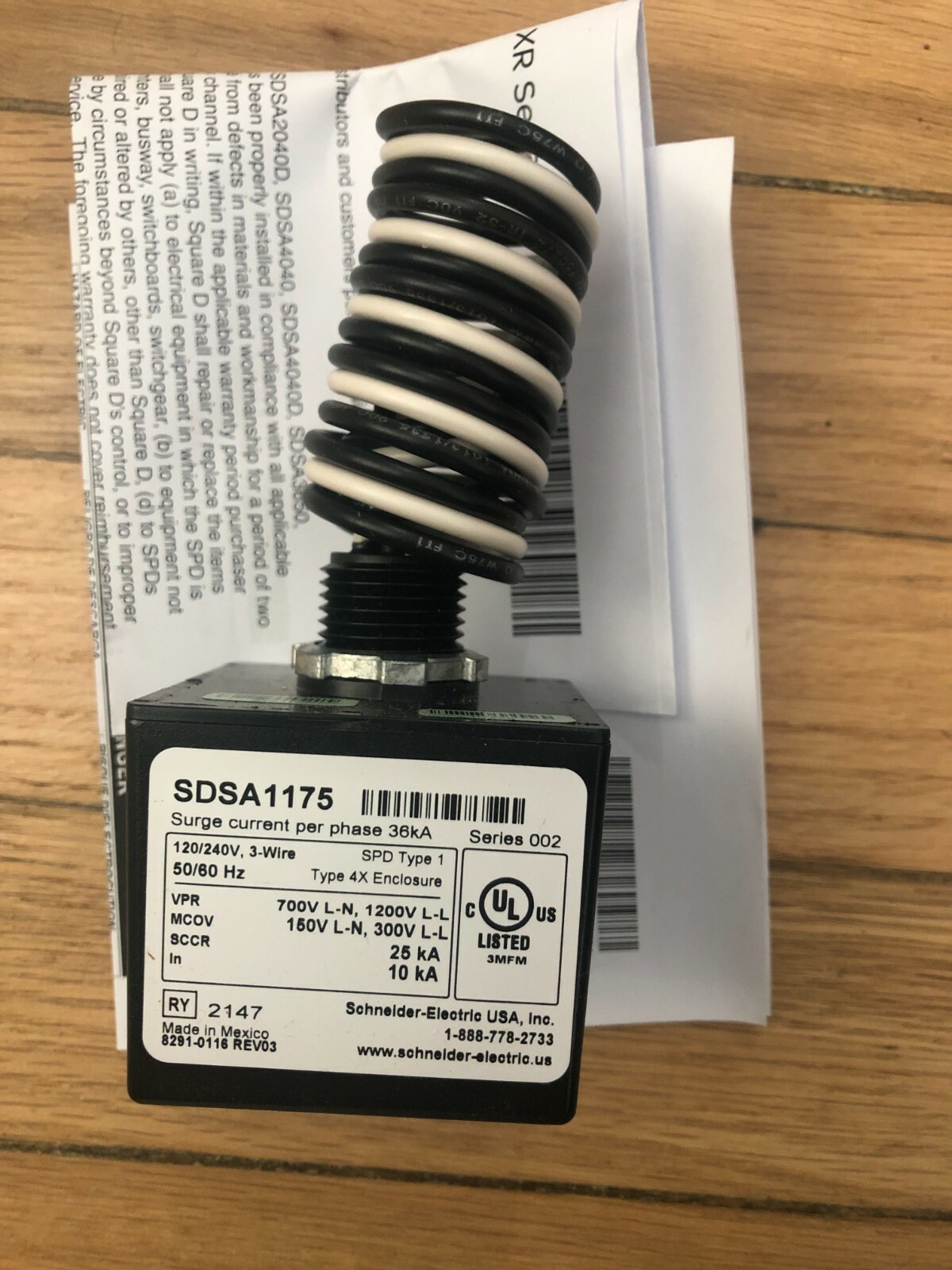 Square D SDSA1175 Surge Protective Device for sale online | eBay