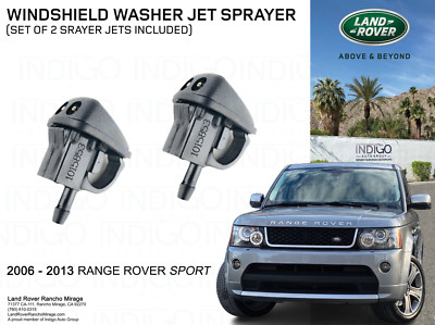 Range Rover Sport Windshield Washer Jet Hood Sprayer Set of 2 (LR049290 ...