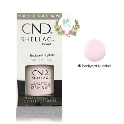 CND Shellac UV Gel Polish 0.25 oz NIB Backyard Nuptials | eBay