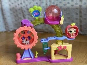 Littlest Pet Shop lps ORIGINAL Hamster Playground with MOUSE #1889 ...