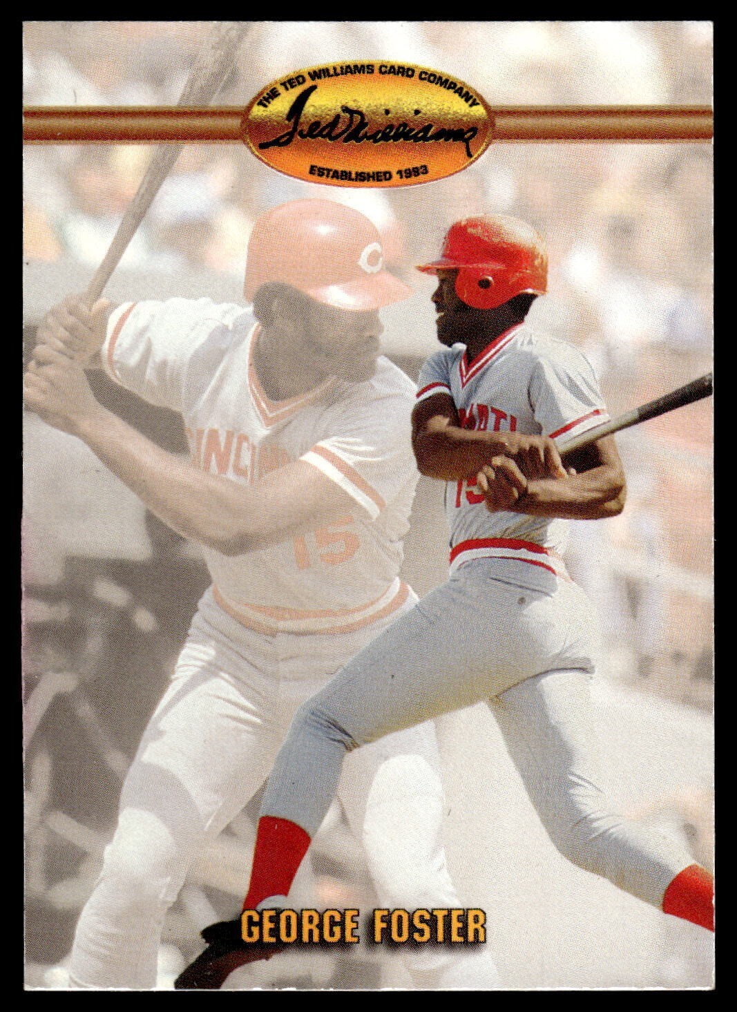 1993 Ted Williams Card #29 Company - GEORGE FOSTER, Cincinnati Reds | eBay