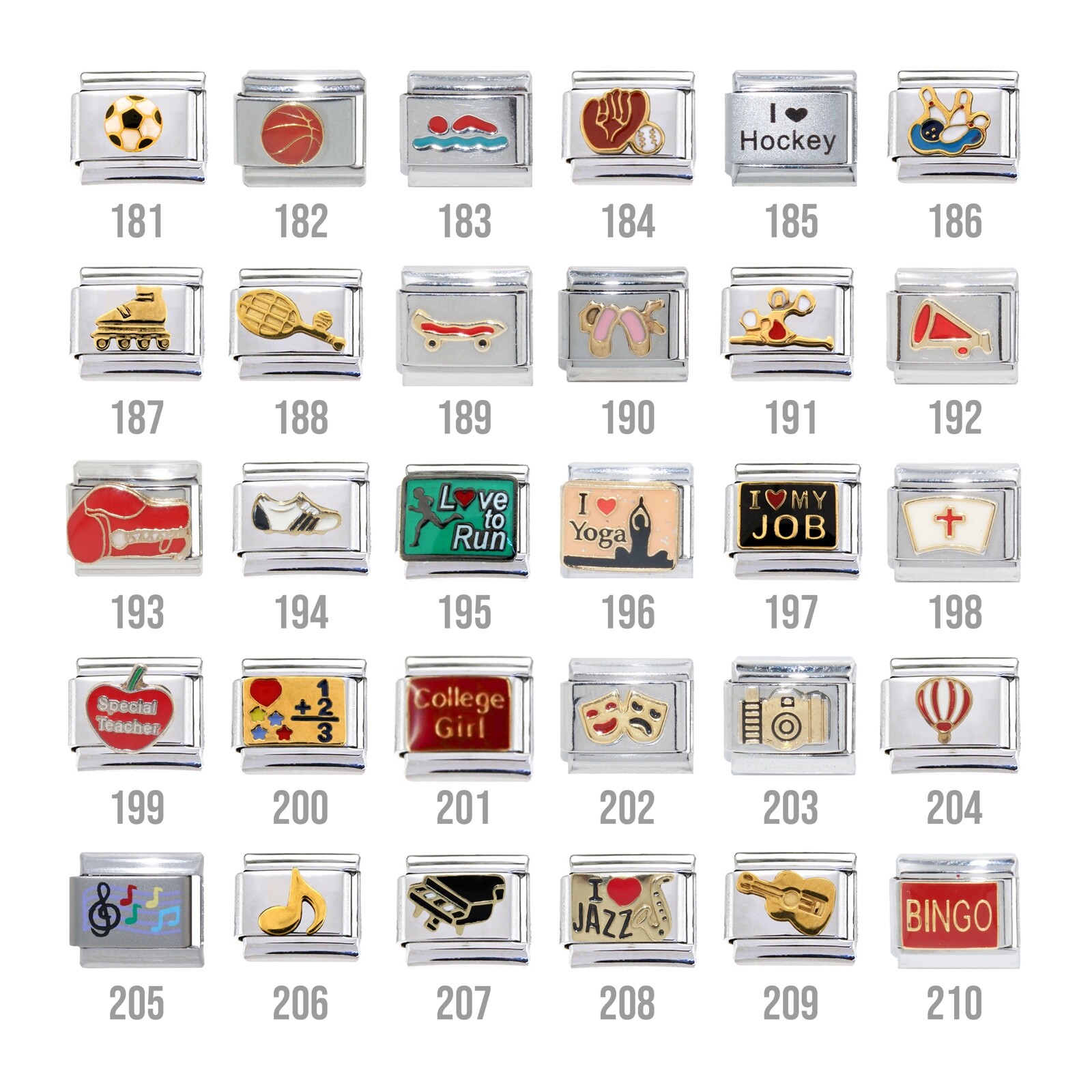 One or more charms of your choice 9mm Italian charm fits classic ...