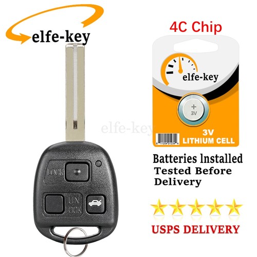 3 Button Remote Key Fob for Lexus LS400 GS400 1998-2000 GS430 IS300 ...