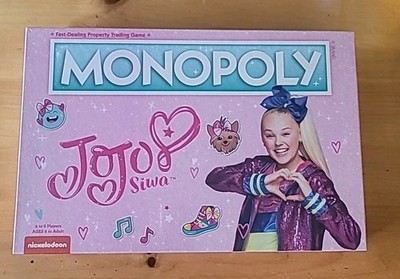 Monopoly JoJo Siwa Edition. *NEW & SEALED* Nickelodeon Superstar JoJo ...