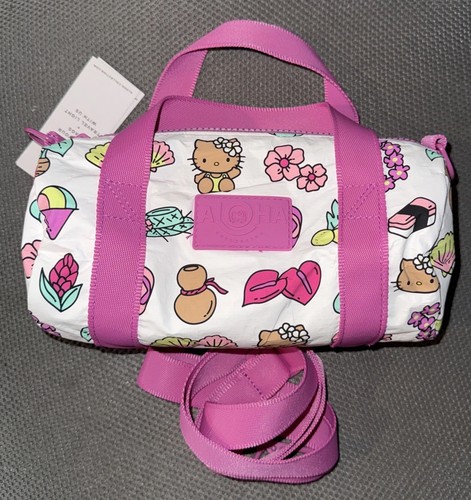 Aloha Collection Tan Hello Kitty Hawaii Exclusive Mini Mini Duffle NWT ...