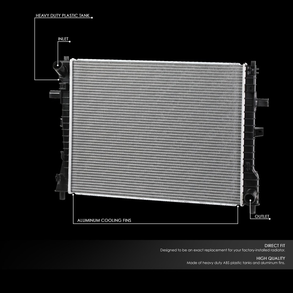For 2003-2005 Ford Crown Victoria Town Car 4.6L Radiator OE Style ...