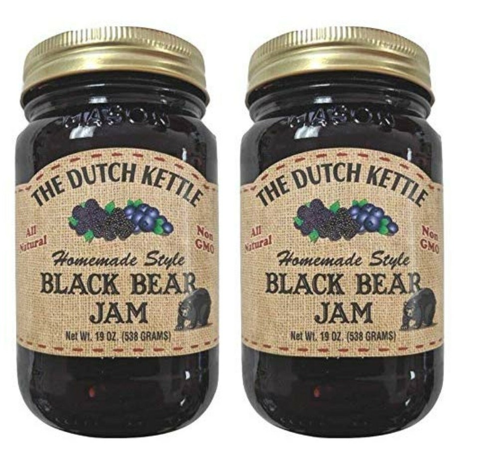 Dutch Kettle Amish Homemade Style Jam & Jellies 1 Set of 2 in Reusable ...