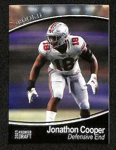 2021 Sage Premier Draft Jonathon Cooper #109 Black Rookie RC Football ...