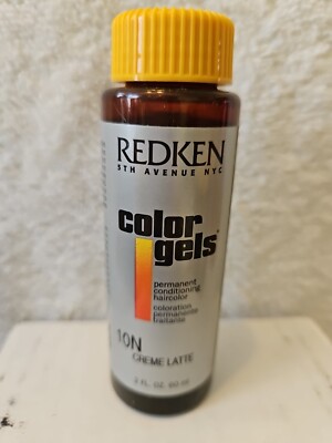Redken Color Gels "Creme Latte 10N" Permanent Conditioning Hair color ...