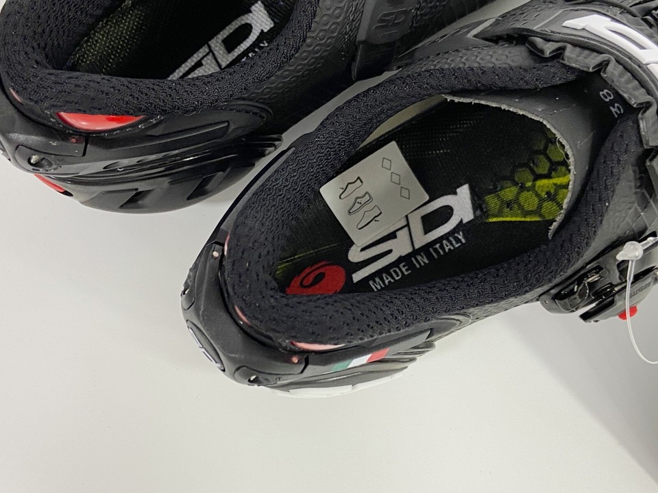 SIDI Wire 2 Matt Carbon Road Cycling Shoes (Matt Black) Made Italy Size ...