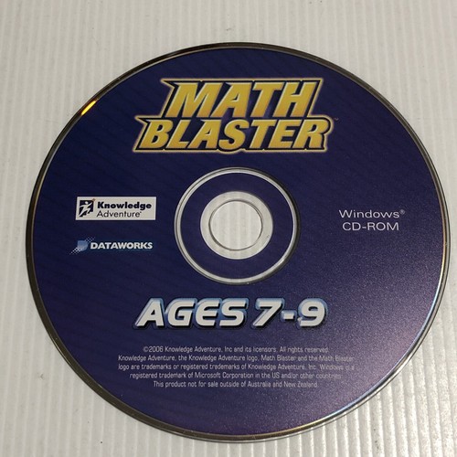 Math Blaster Age 9-12 - PC CD-Rom Disc Only | eBay Australia