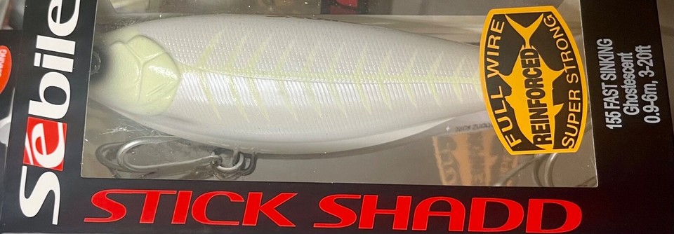 (LOT OF 3) SEBILE STICK SHADD 182 SINKING 4-3/4OZ SALTWATER LURE ...