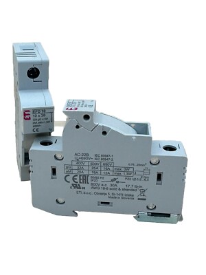 *Lot of 2* ETI EFD 10 1P 10 x 38 32A Fuse Switch Load Disconnector *New ...