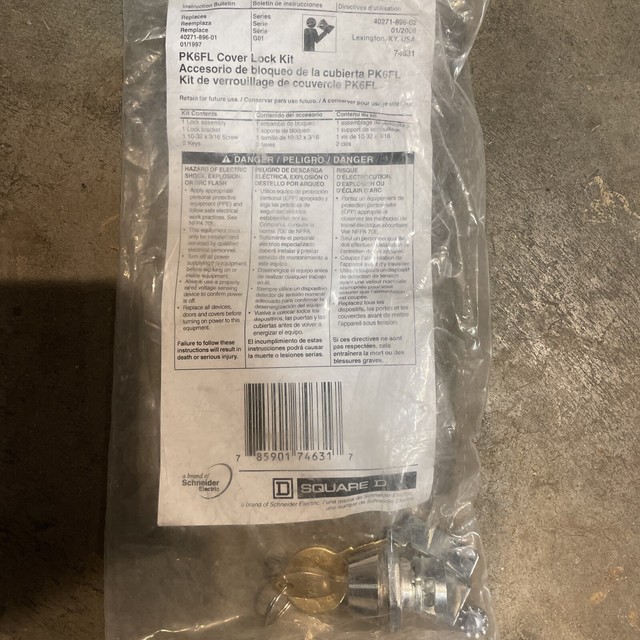 Square D PK6FL QO and Homeline Door Lock Kit for sale online | eBay